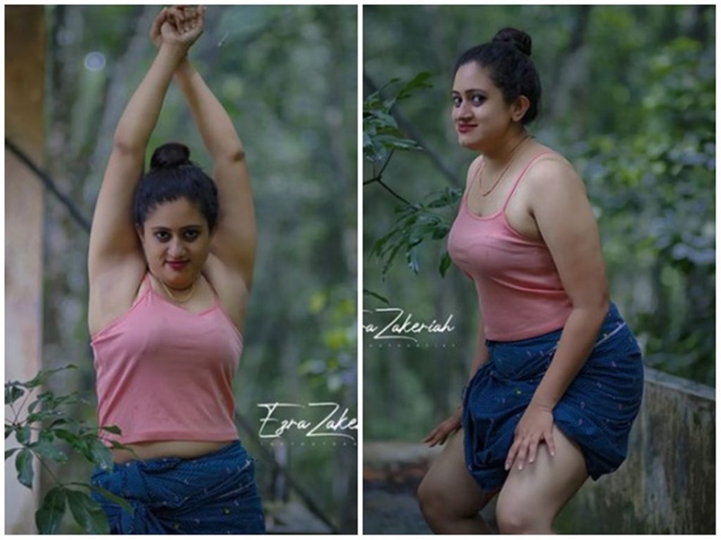 ‘സാരി ഉടുത്തു അലക്കാമെന്നു വിചാരിച്ചു’; വീണ്ടും കിടിലന്‍ ഫോട്ടോഷൂട്ടുമായി നിമിഷ - Screenima