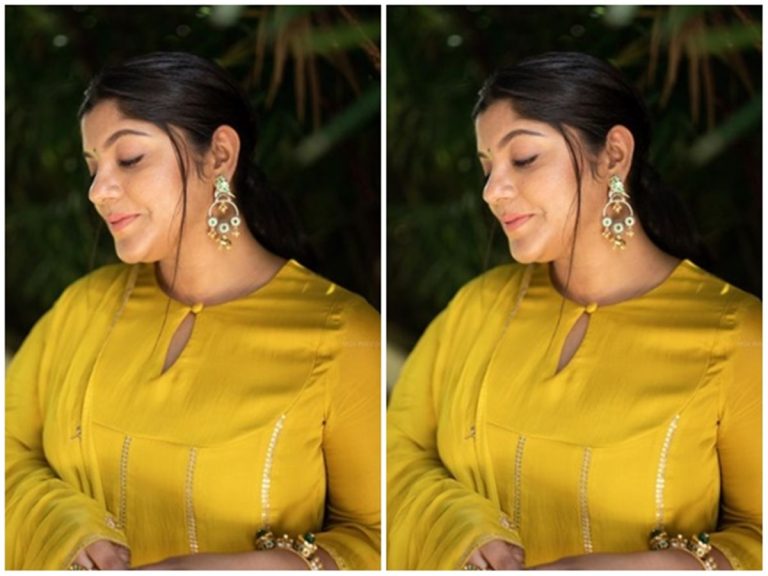 മഞ്ഞയില്‍ സുന്ദരിയായി അപര്‍ണ ബാലമുരളി - Screenima