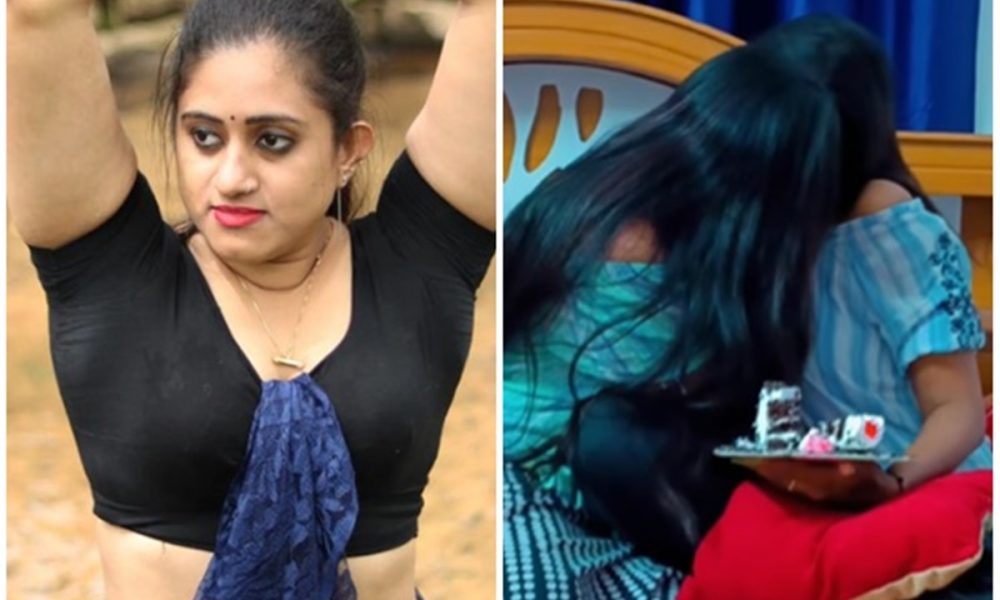 ‘എന്നെ അവള്‍ കേക്ക് കാണിച്ച് കൊതിപ്പിച്ചു’; കടിച്ചെടുത്ത് നിമിഷ ബിജോ ...