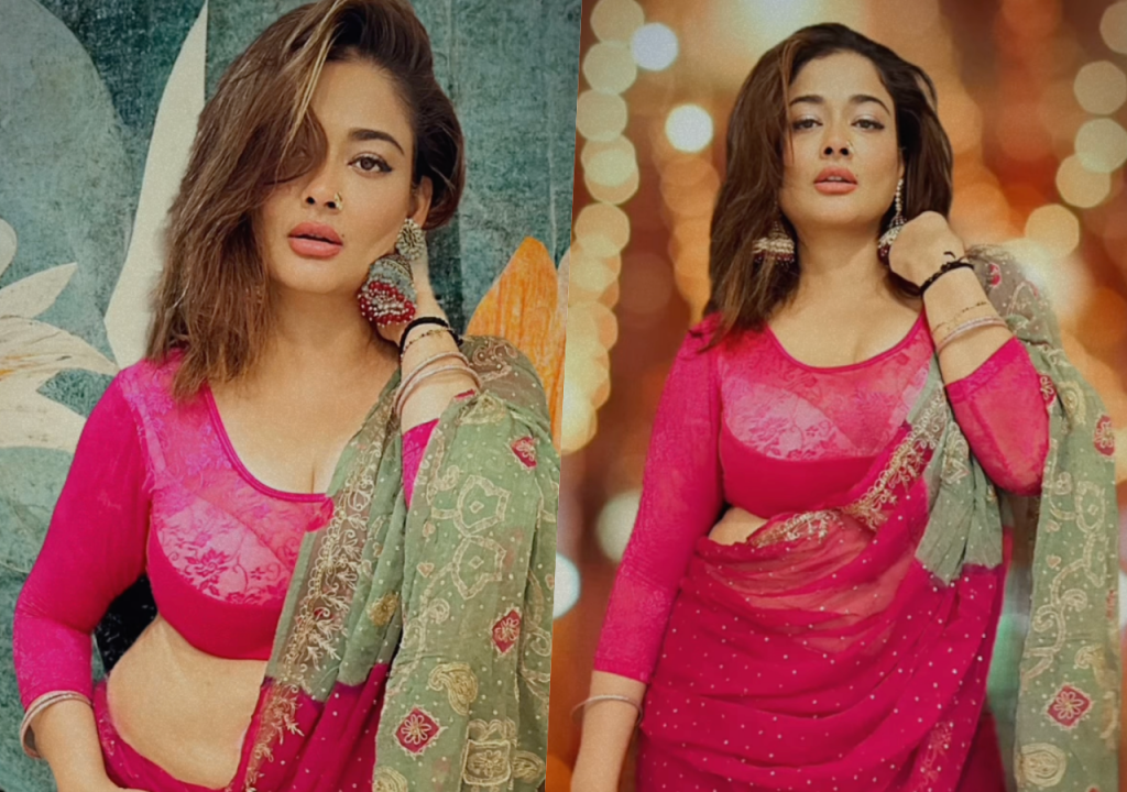 സാരിയിൽ അതീവ ഗ്ലാമറസായി കിരൺ റാത്തോഡ് - Screenima